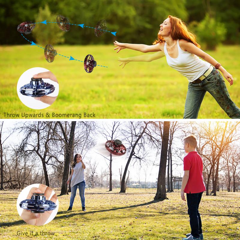 Mini Drone Flying Toy Hand Operated Drones For Kid... – Grandado