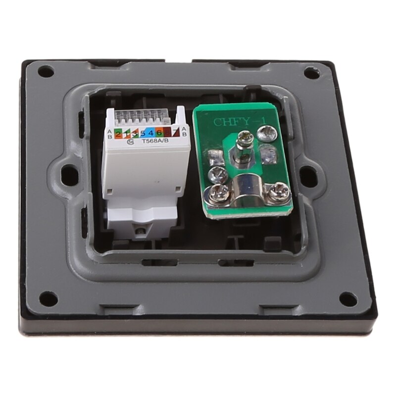 RJ45 Wall Internet Socket With TV Outlet Stainless... – Vicedeal