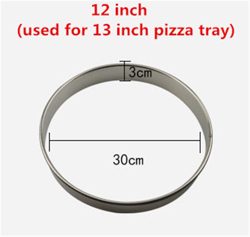 304 Stainless Steel Pizza round Rings for add Sauc... – Grandado