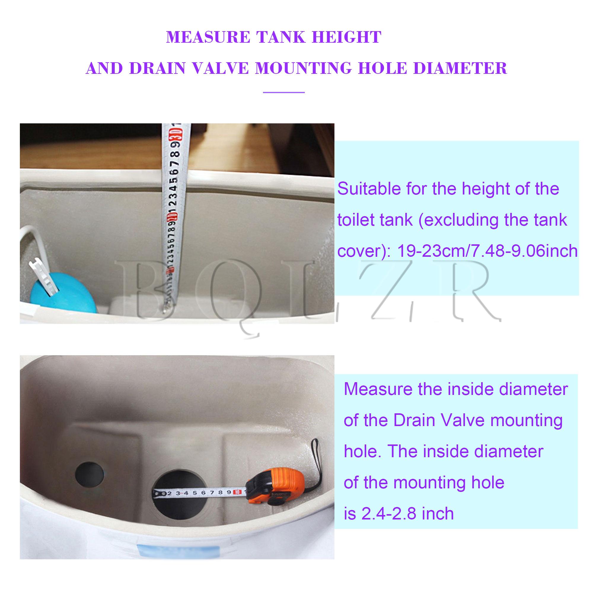 BQLZR Toilet Connected Water Tank Dual Flush Fill ... – Grandado