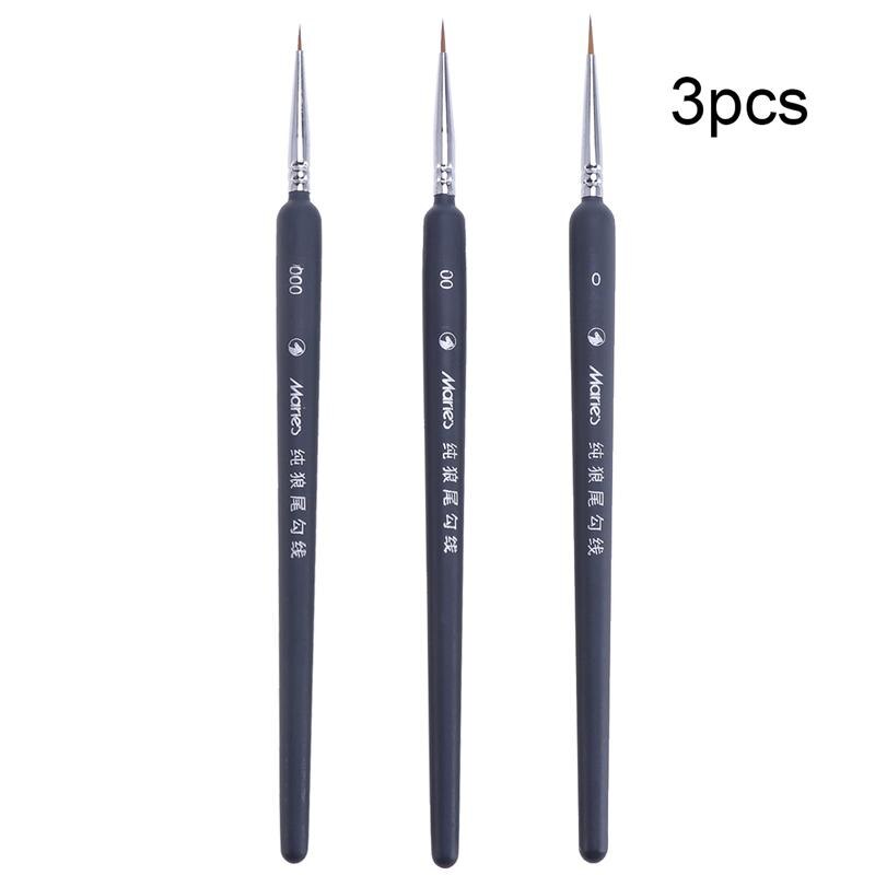 9 Pieces Of Miniature Paint Brush Set Nylon Brush ... – Vicedeal