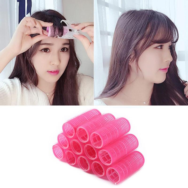 12 PCS automatically control hair rollers to grab ... – Vicedeal