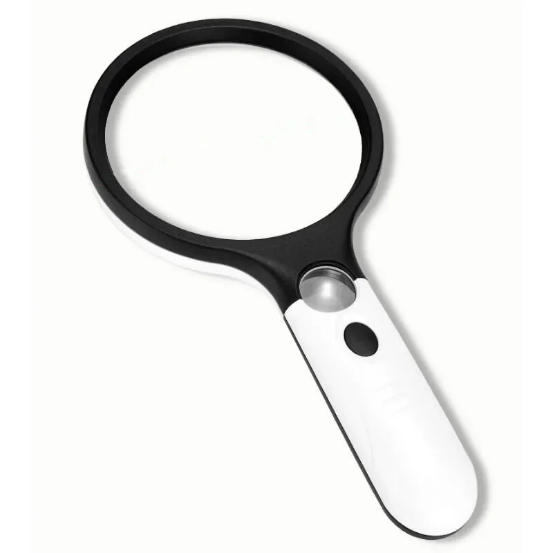Handlupe mit Hintergrundbeleuchtung und LED-Leucht... – Vicedeal