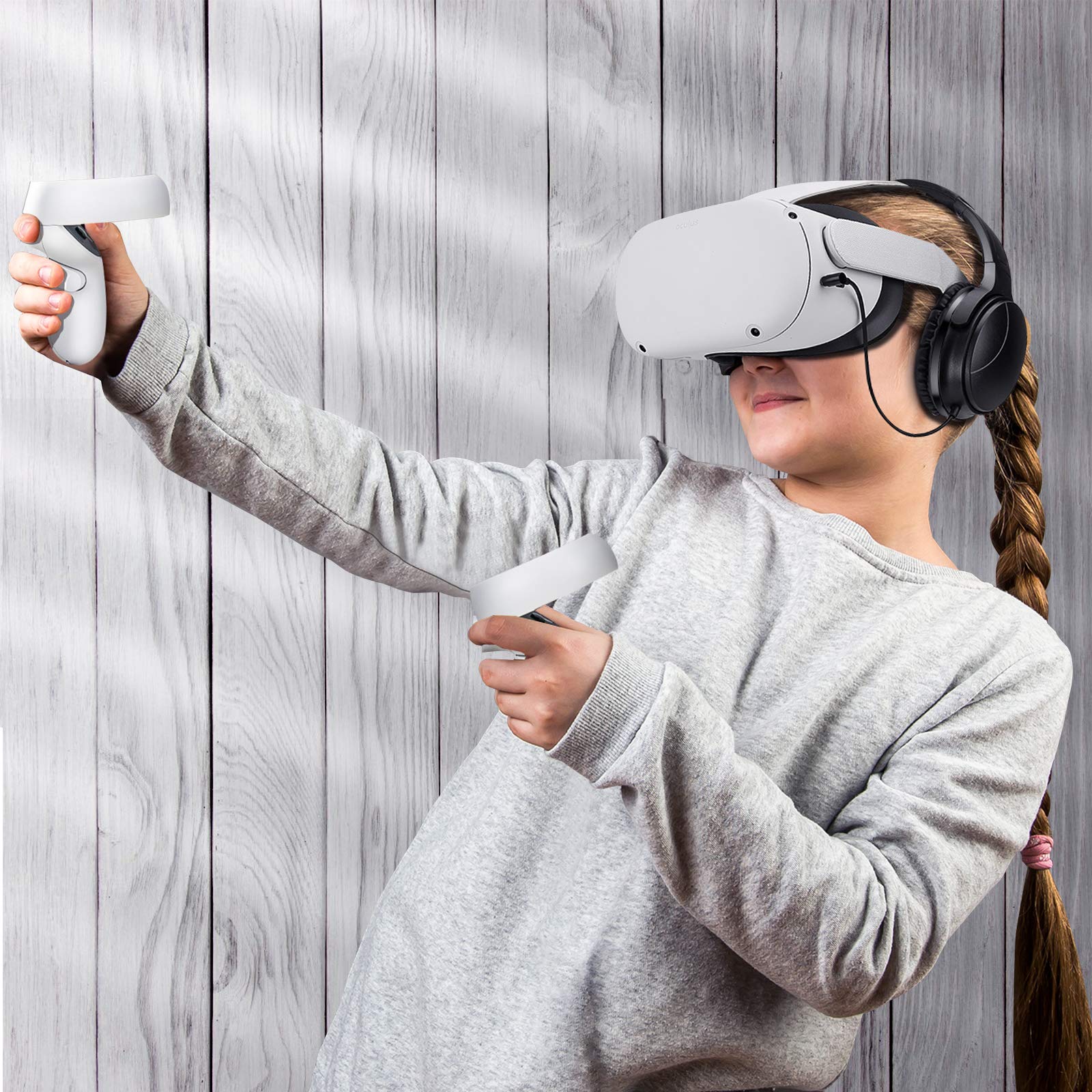 For Oculus Quest 2 VR Headset Earmuffs Noise Reduc... – Vicedeal