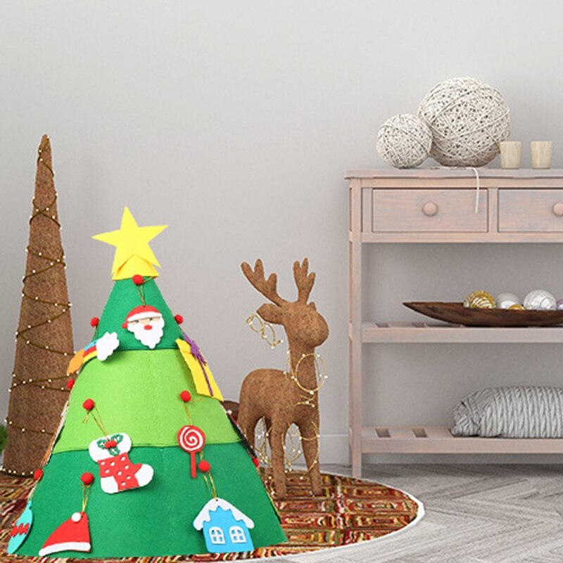 Felt Christmas Tree for Kids 3.2Ft Diy Christmas T... – Grandado