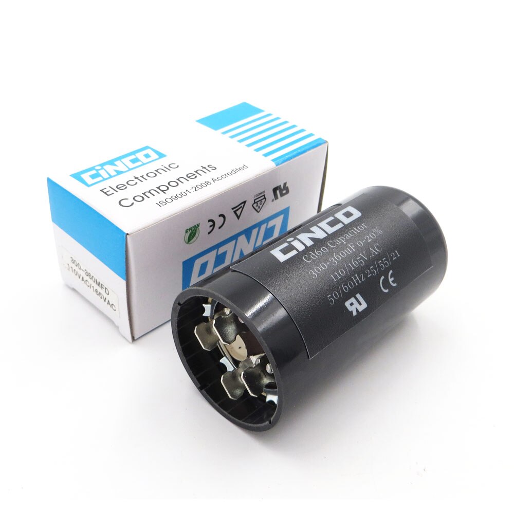 300-360uF 110V 125V 165V CD60 Motor Start Capacito... – Grandado