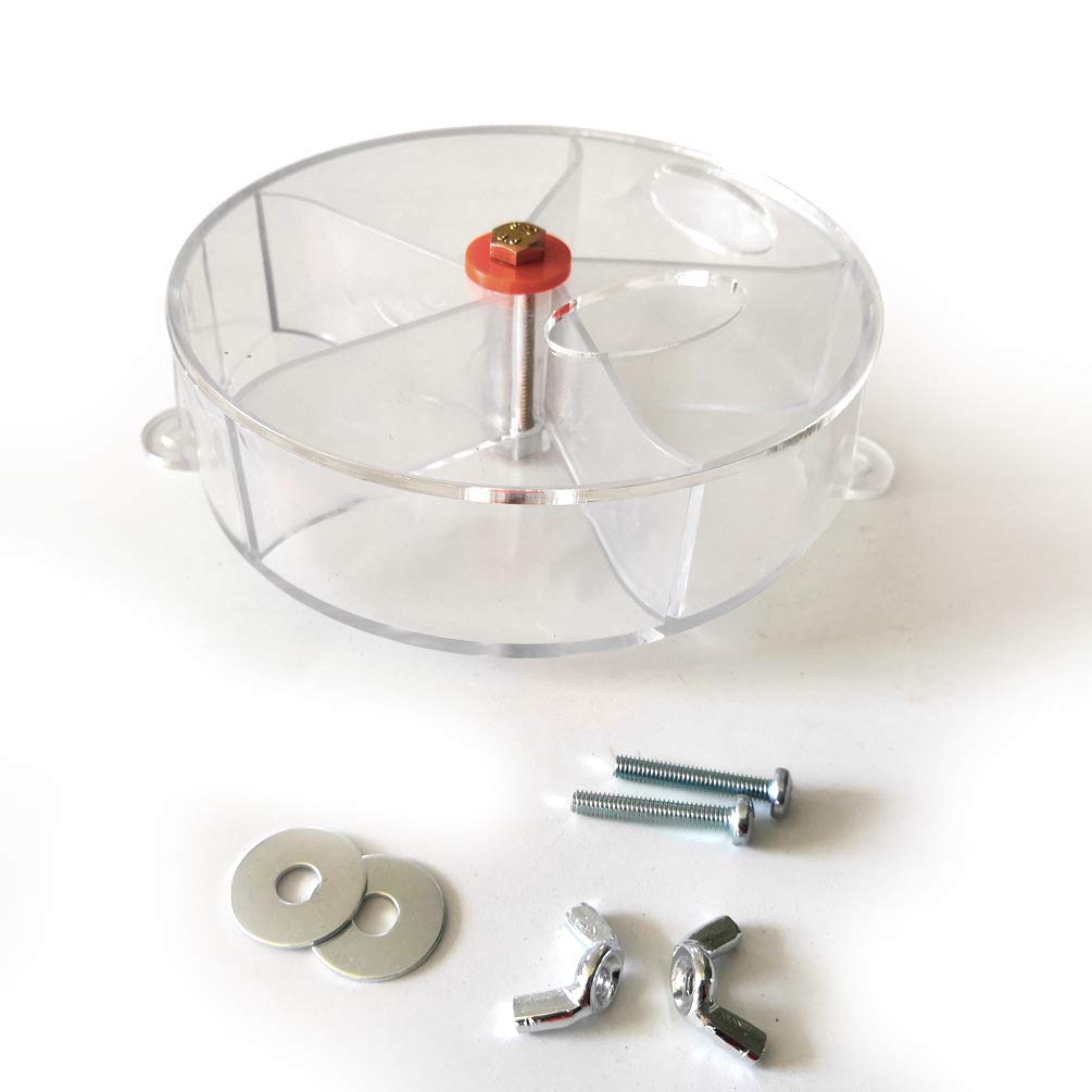 Bird Parrot Foraging Toy Rotate Wheel Seed Food Ba... – Grandado