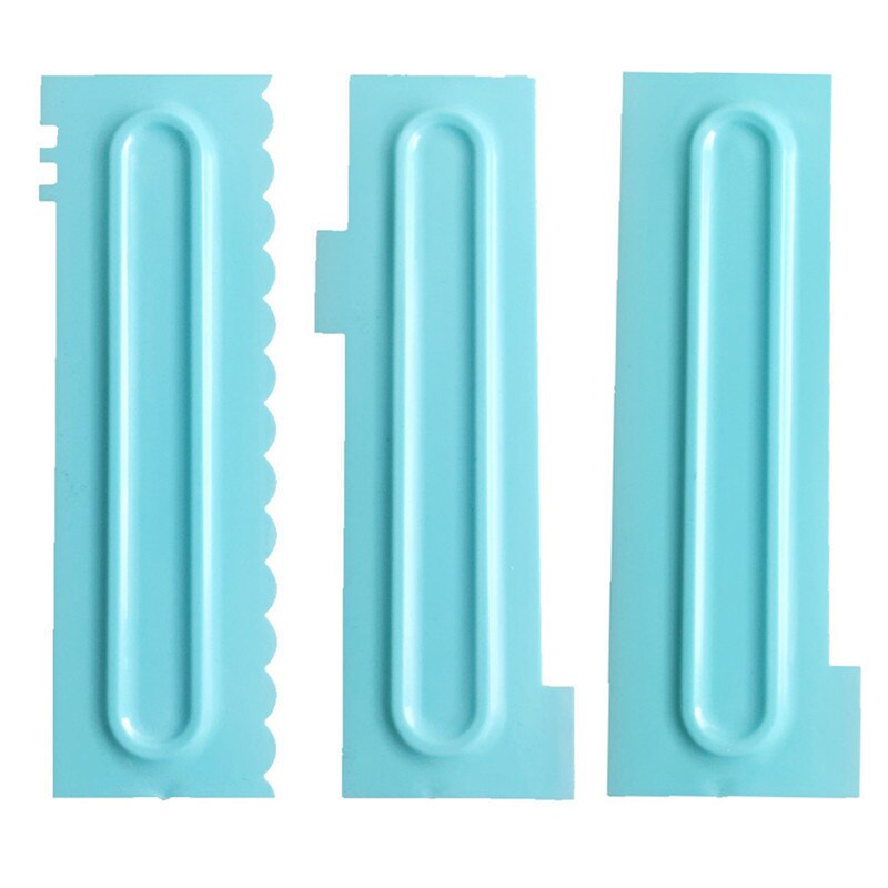 3PCS Cake Decorating Comb Icing Smoother Cake Scra... – Grandado