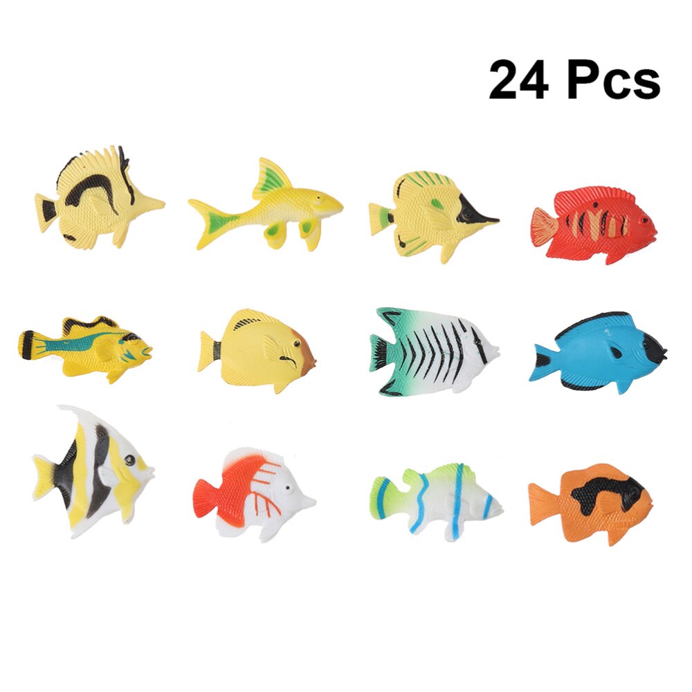 12pcs Ocean Animal Tropical Fish Figure Model Pres... – Grandado