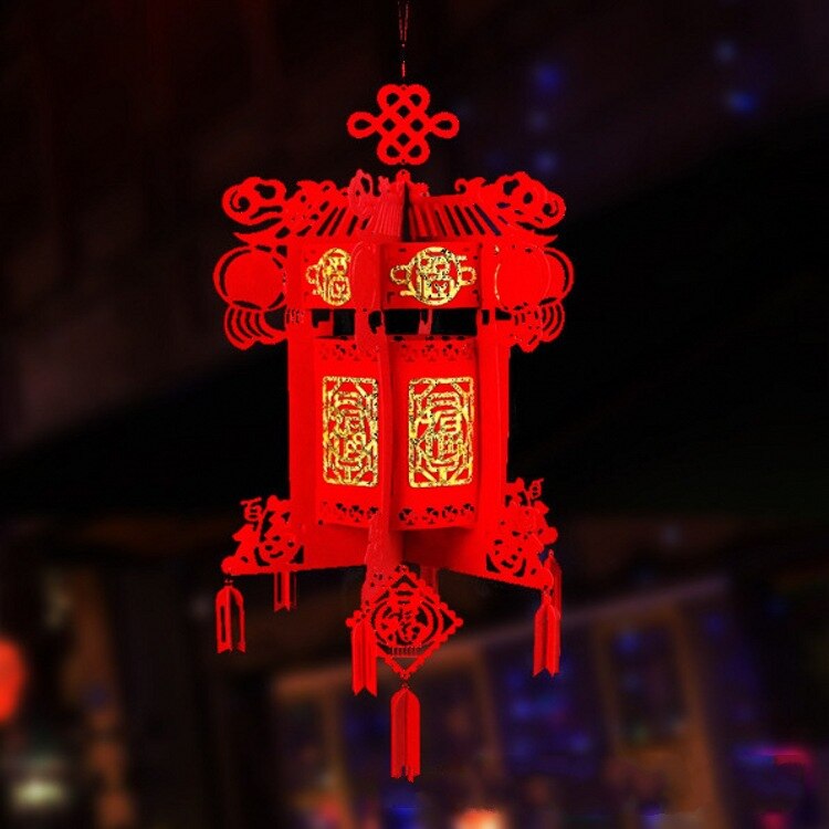 Chinese Year Supplies Non-woven Lantern Fu Charact... – Vicedeal