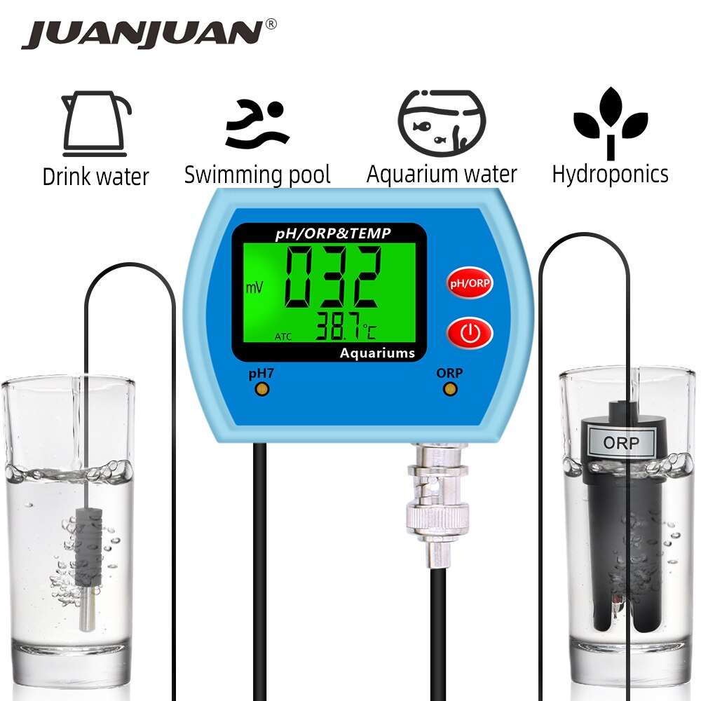 Professionele Ph Meter 3 In 1 Ph/Orp Temp Meter Mu... – Vicedeal