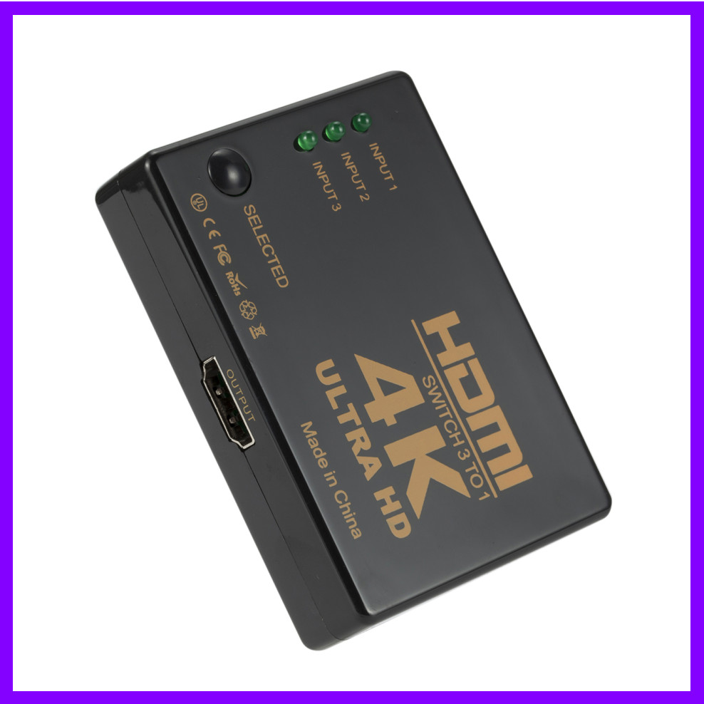 INIOICZMT-conmutador HDMI 4K, 3 en 1, salida HD 10... – Grandado