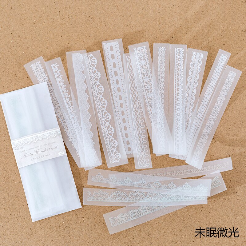 30Pc Vintage Zwavelzuur Papier Doorschijnend Strip... – Grandado