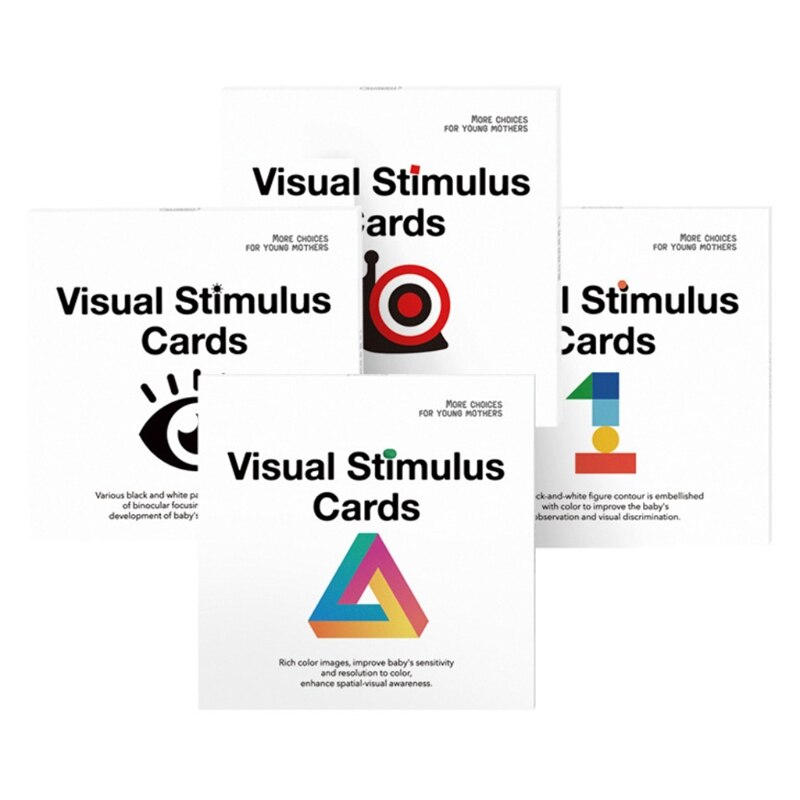 Black White Colorful Visual Stimulation Learning A... – Grandado