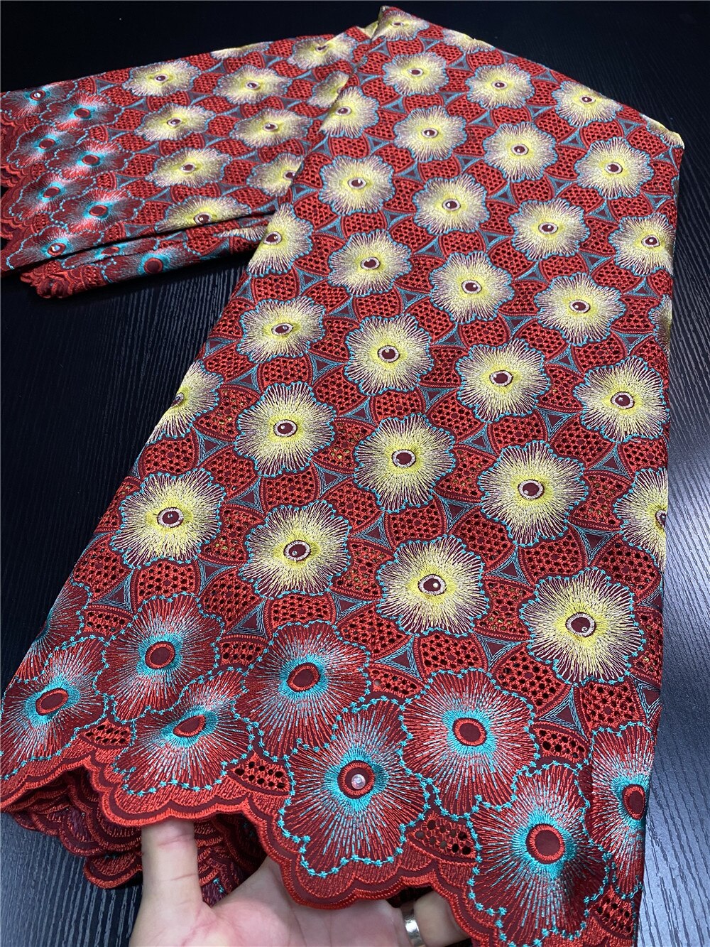 African Lace Fabric Swiss Cotton Lace Fabric Niger... – Vicedeal