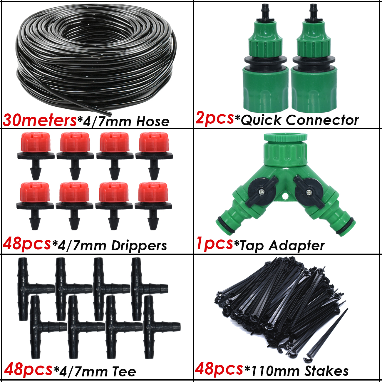 KESLA 5-50M Micro Drip Irrigation System Automatic... – Vicedeal