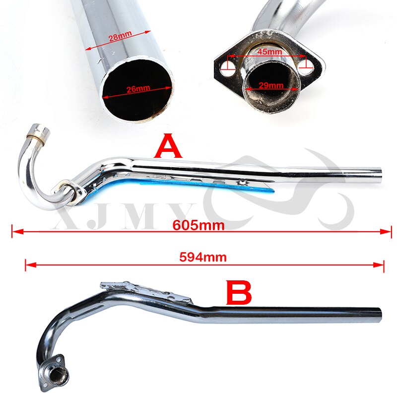 Good 28MM Modified Exhaust Muffler Pipe For Kawasa... – Grandado