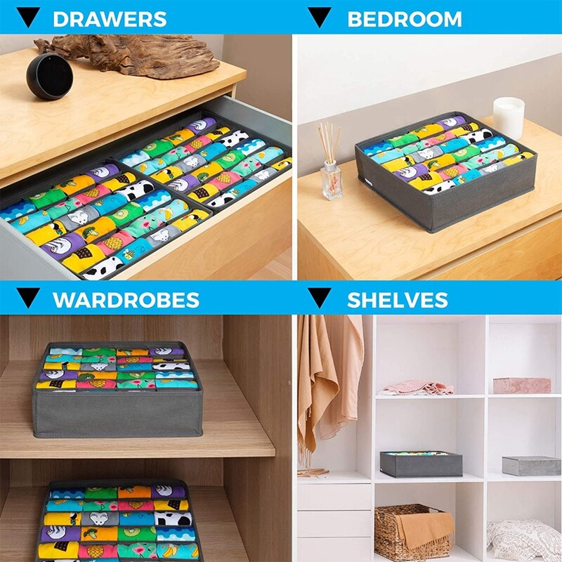Clothes Drawer Organisers Divider -Foldable Wardro... – Grandado