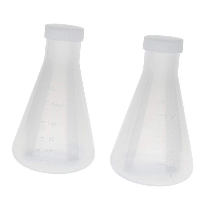 Laboratory Graduated Plastic Conical Erlenmeyer Fl... – Vicedeal