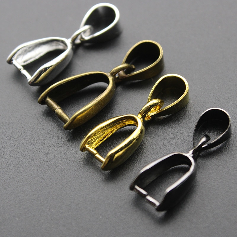 20pcs/lot Necklace Pendant Pinch Clip Bail Clasps ... – Vicedeal