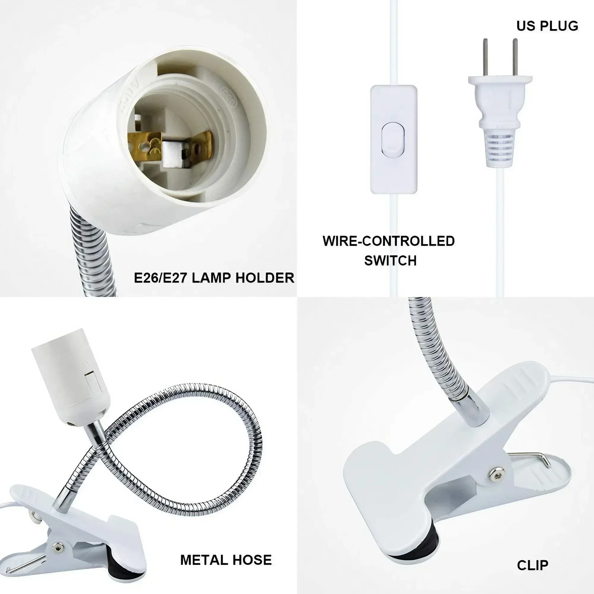 Adjustable Light Bulb Stand - Clamp Lights with Fl... – Grandado