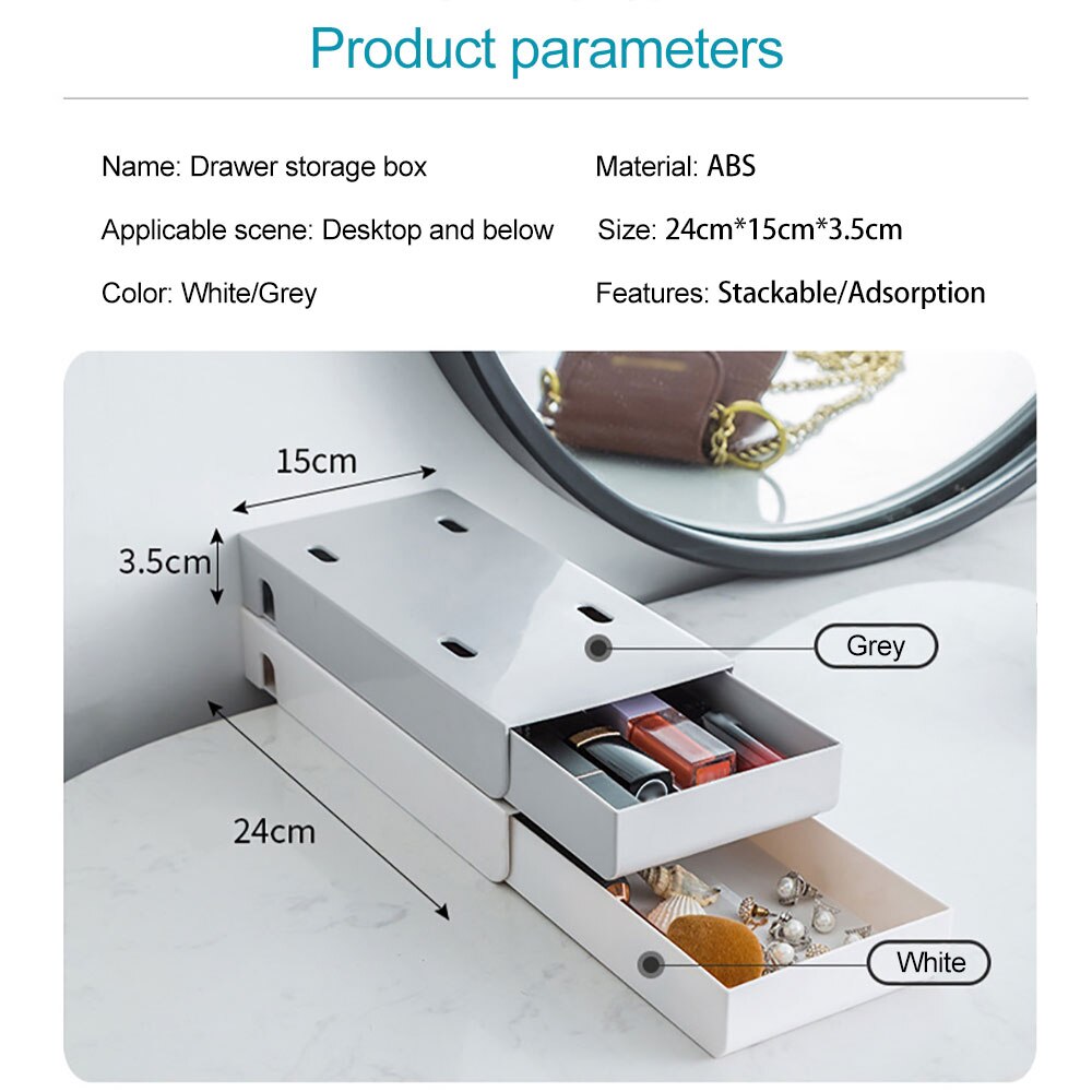 Self Stick Student Pencil Pens Tray Desk Storage O... – Vicedeal