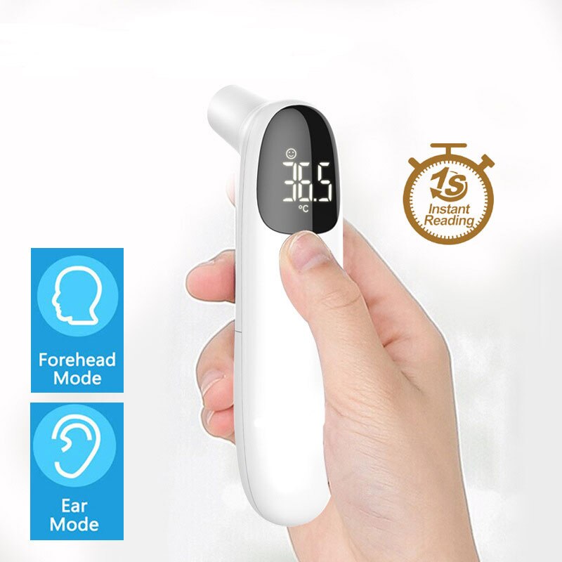The Full-LED Screen Forehead Thermometer and Ear T... – Grandado
