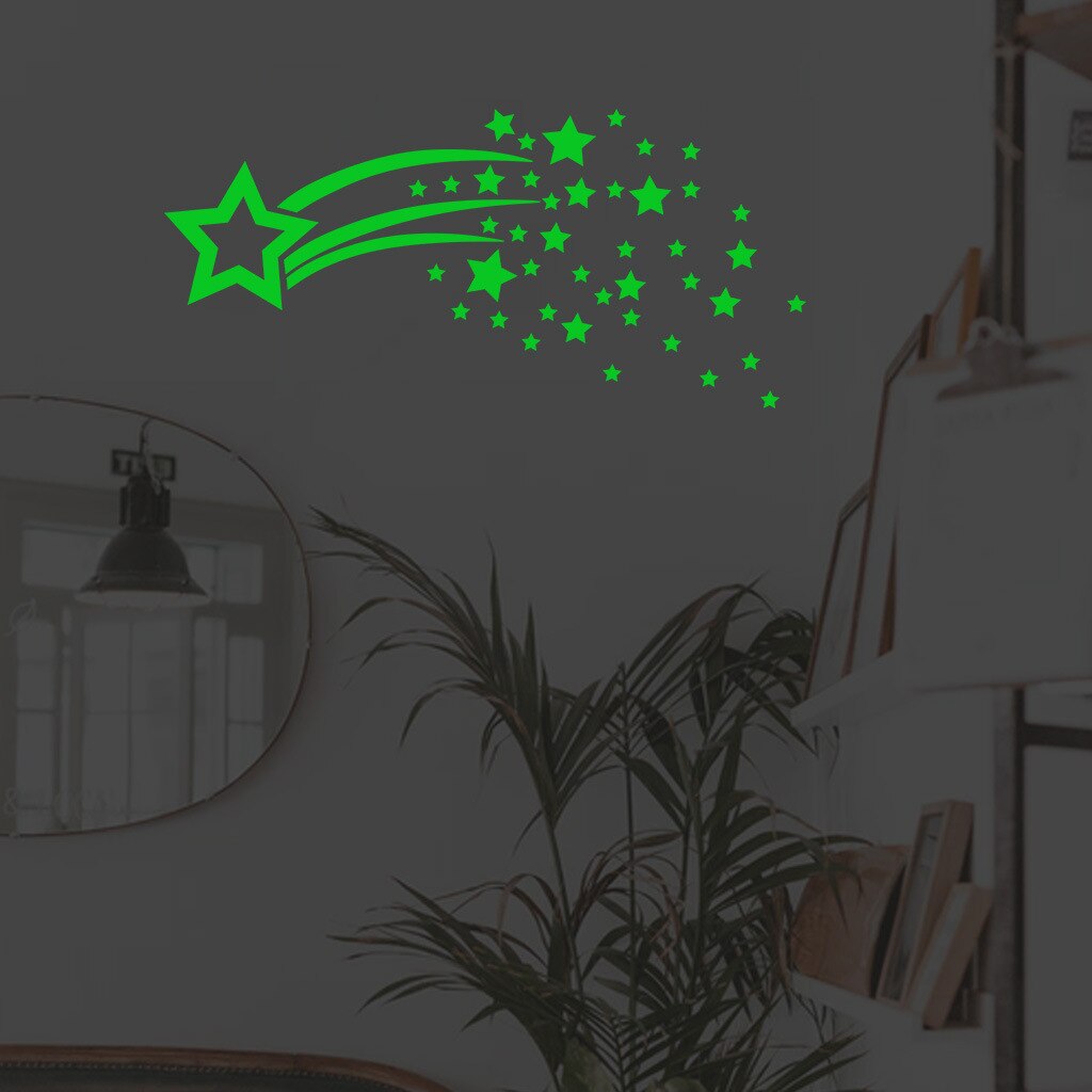 Luminous Star Meteor Wall Sticker Bedroom Living R... – Vicedeal