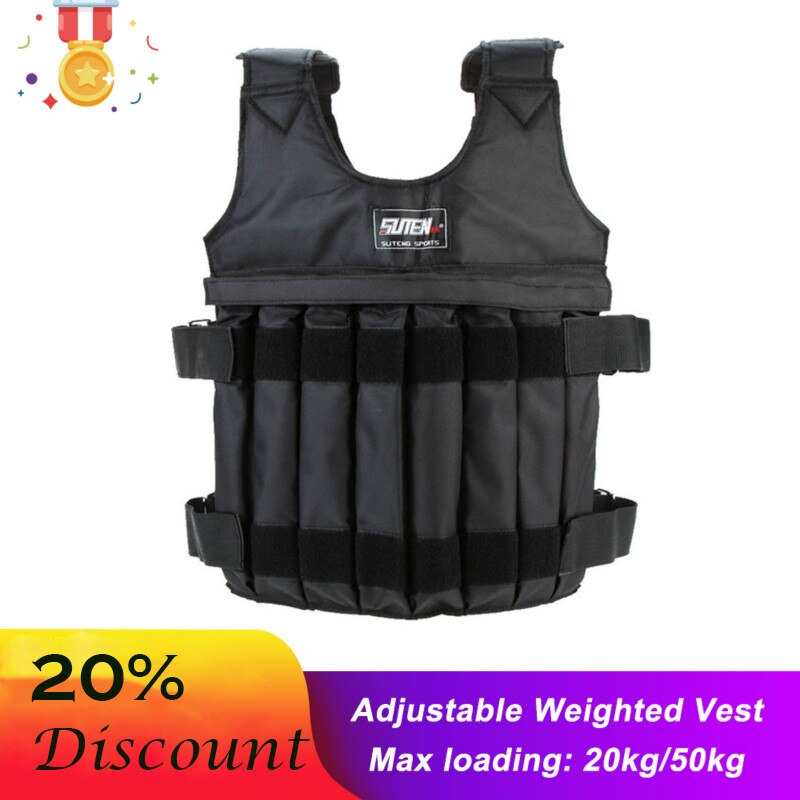 20kg/50kg Loading Weighted Vest For Boxing Trainin... – Vicedeal