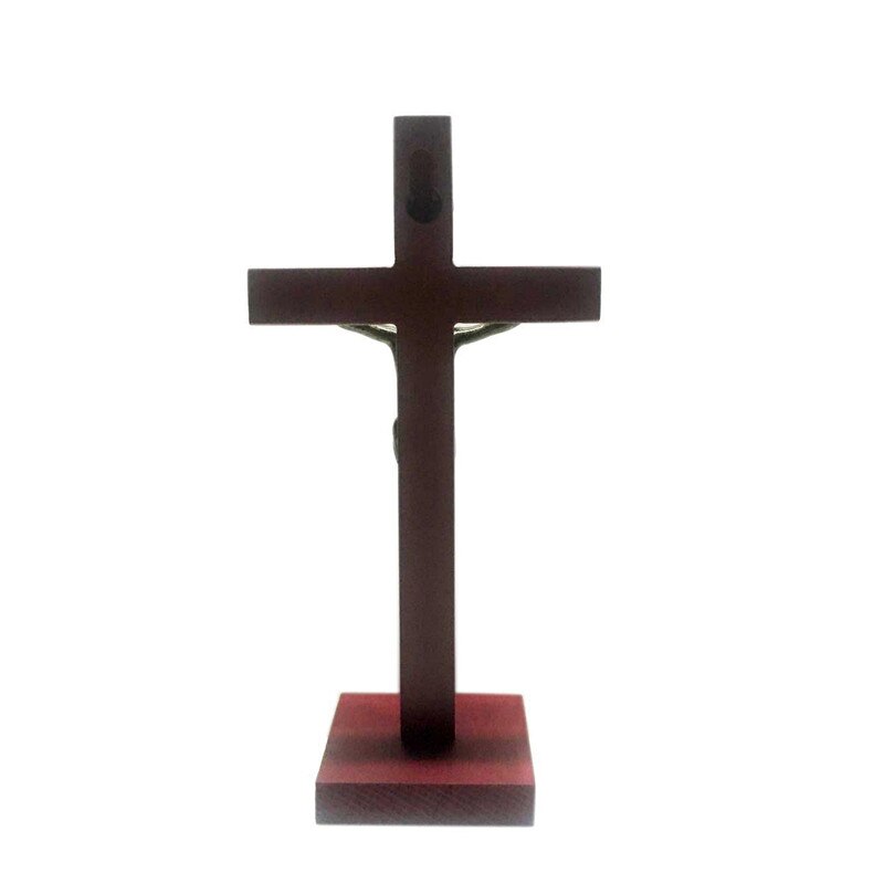 Home Decoration Solid Wood Cross Standing Orthodox... – Grandado