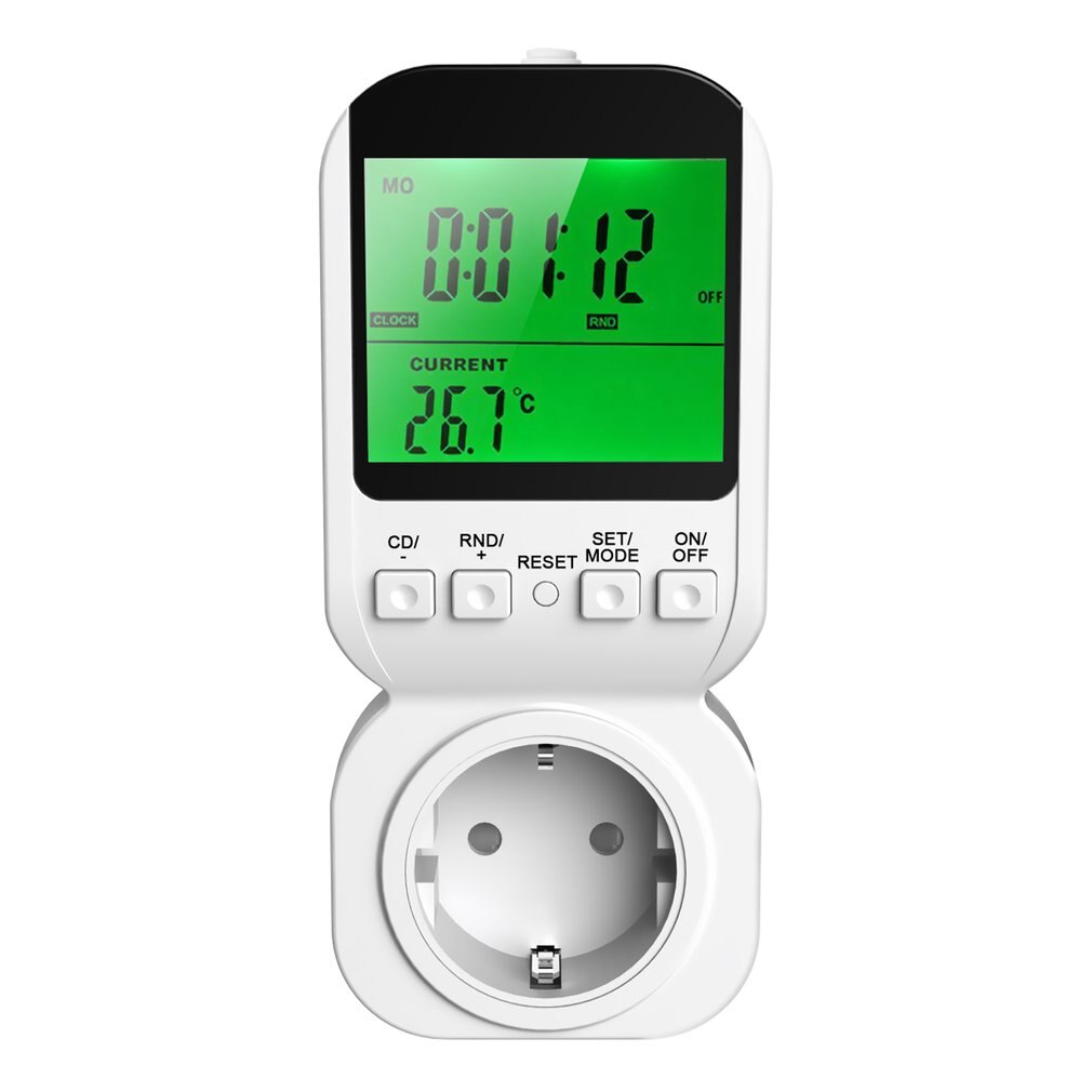 Multi-function LCD Display Thermostat Timer Switch... – Grandado