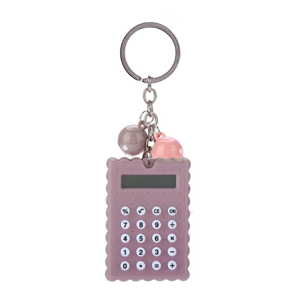 Mini Calculator Portable Cute Cookies Style Key Ch... – Grandado