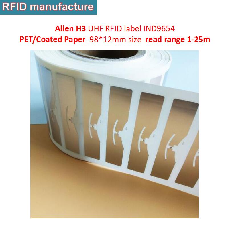 100pc/lot RFID UHF Alien 9654 wet inlay Label Stic... – Vicedeal