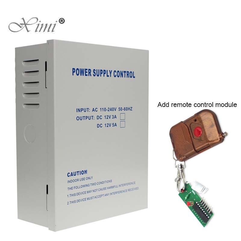 AC 110-240V DC 12V/5A Door Access Control System S... – Grandado