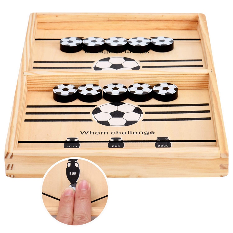 Fast Sling Puck Game 1 Checkerboard And 10 Chess P... – Grandado