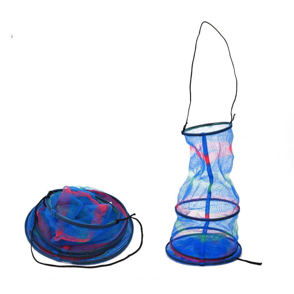 Portable Foldable 3 Layers Nylon Fishing Net Cage ... – Grandado