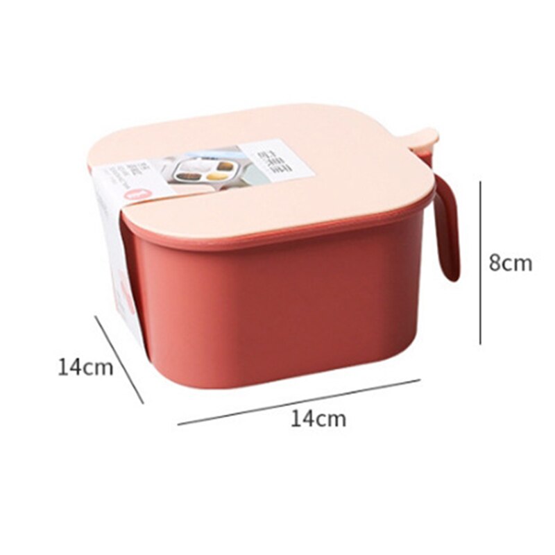 14x14x8 Plastic Food Seasoning Container Kitchen S... – Vicedeal