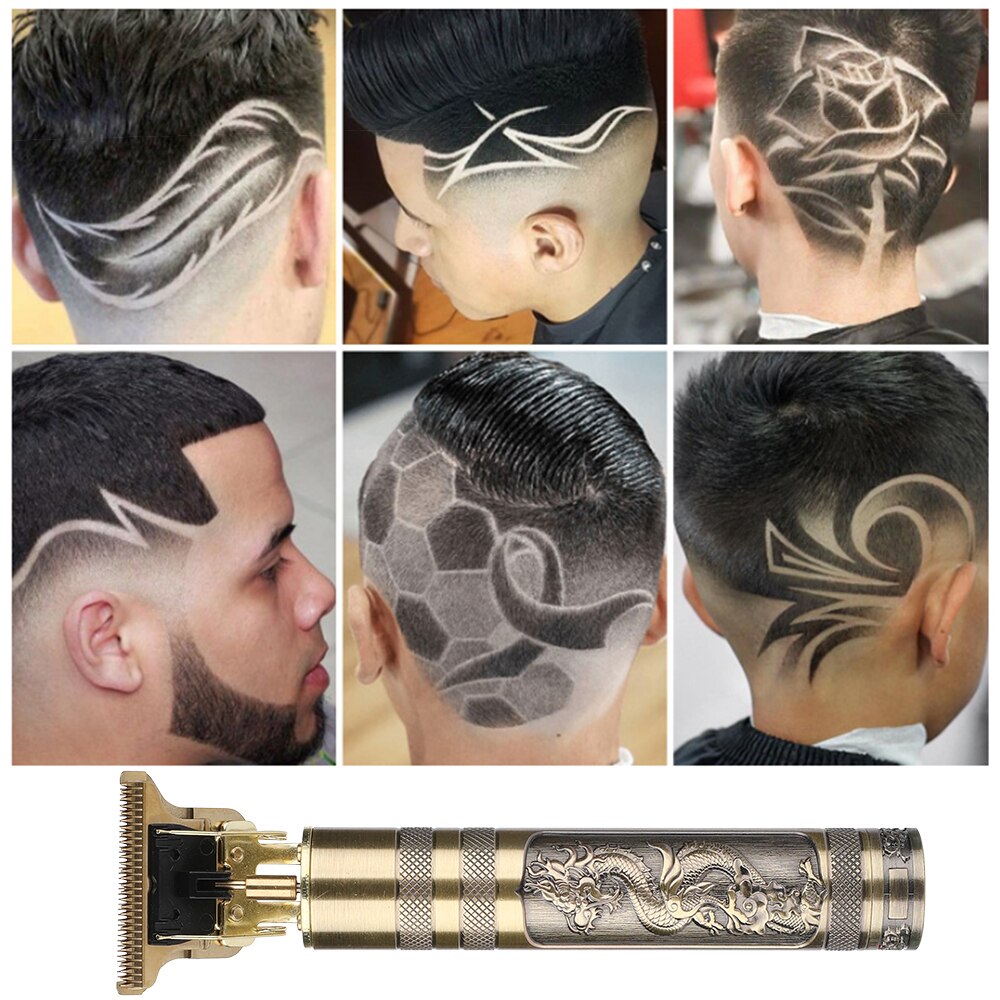 Barber Hair Clipper Dragon Buddha Head Style Trimm... – Grandado