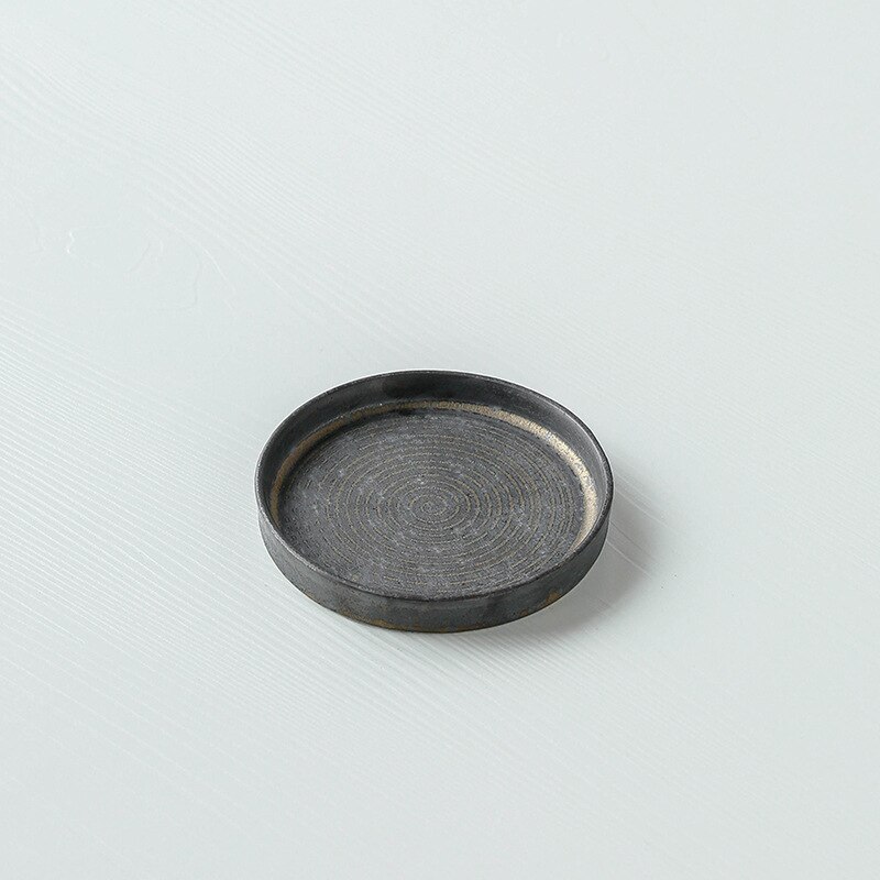 Rust Glaze Dry-Bulb Disk Pottery Kung Fu Tea Water... – Vicedeal