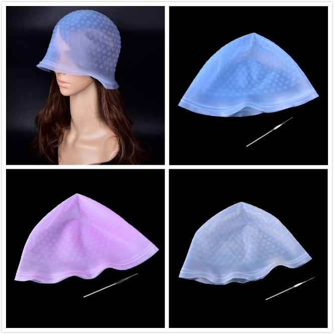 Pro Salon Dye Silicone Cap + Hook Hair Salon Color... – Grandado