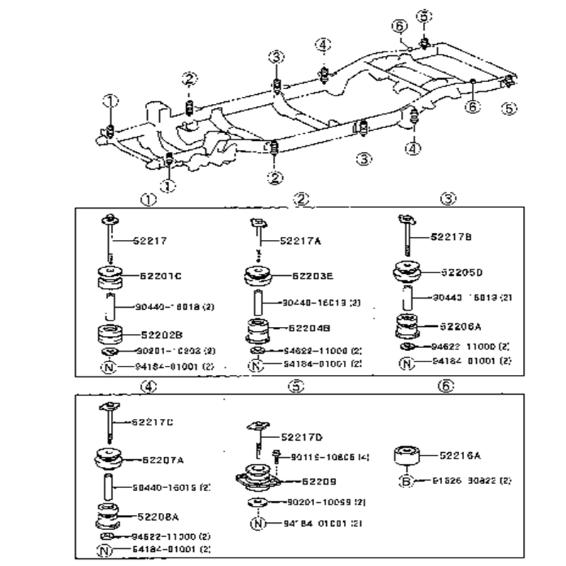 Hele Auto Frame Buffer Rubber Cushiion Sub-Assy Vo... – Vicedeal