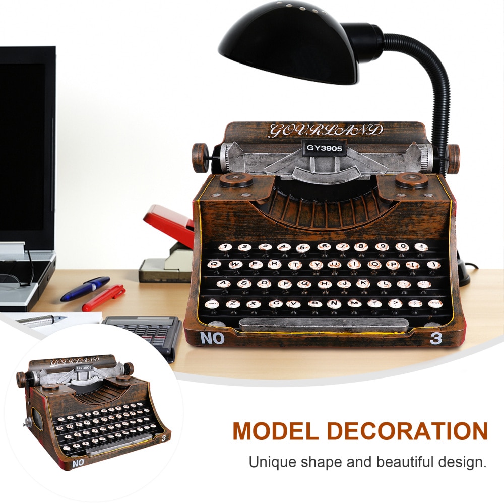 1Pc Vintage Typewriter Desktop Decoration Cabinet ... – Grandado