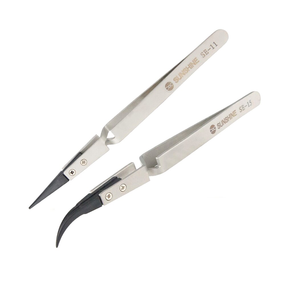 SE-11 SE-15 Anti-Static Precision Tweezer Curved/S... – Grandado