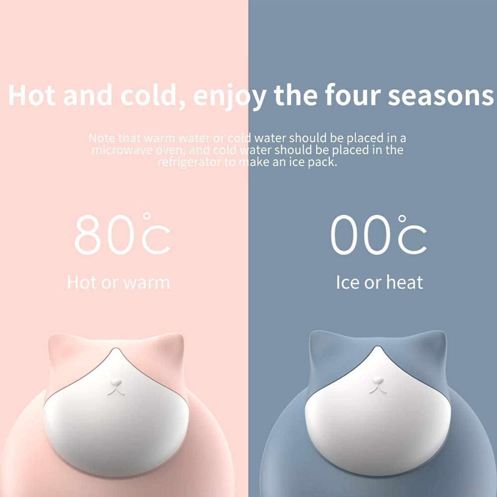 Warm Cat Water Bottle Microwavable Cat Warmer Frid... – Grandado