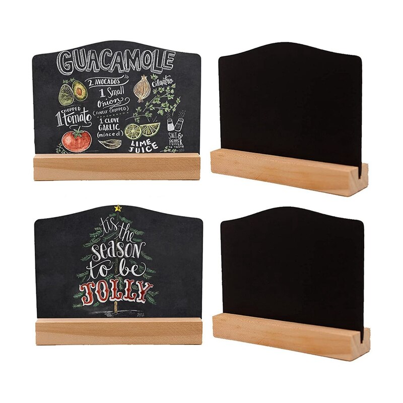 4 PCS Mini Chalkboard Signs For Chalk Sign,Food La... – Vicedeal