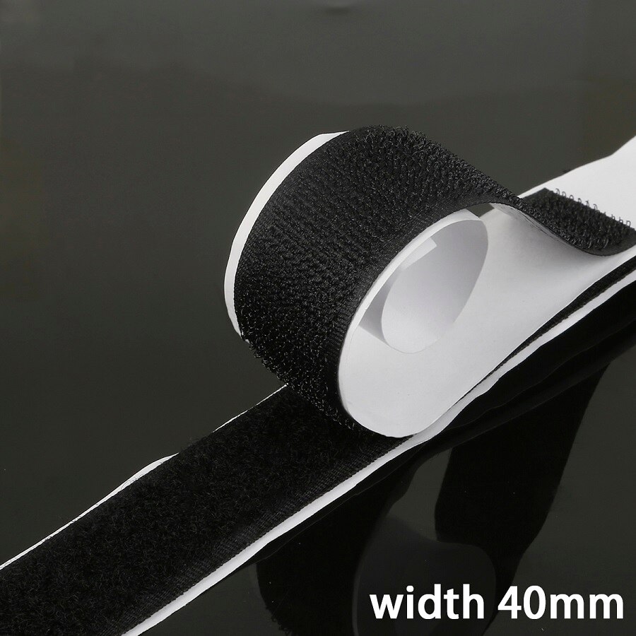 16/20/25/30/40mm*1M Black White Hook and Loop Fast... – Grandado