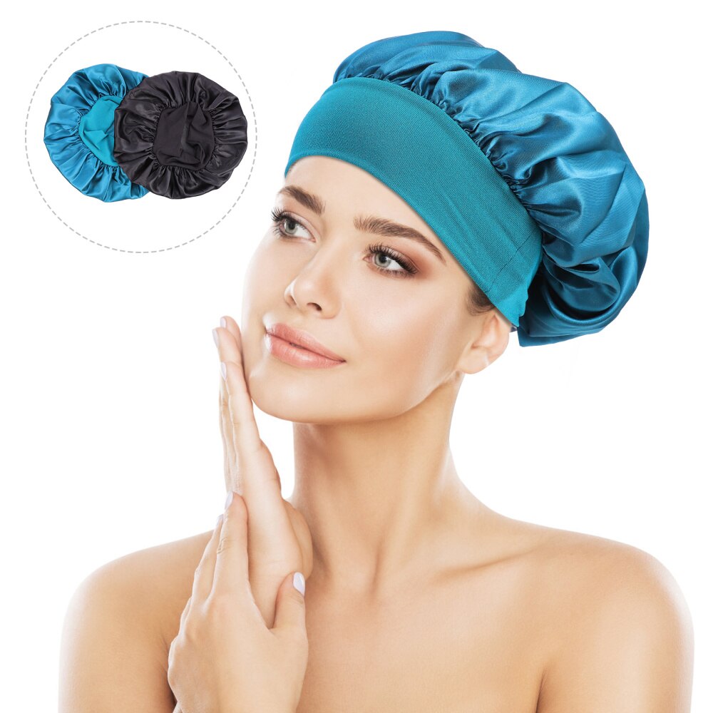 2pcs Nightcap Sleeping Cap Hair Care Cap Bouffant ... – Grandado