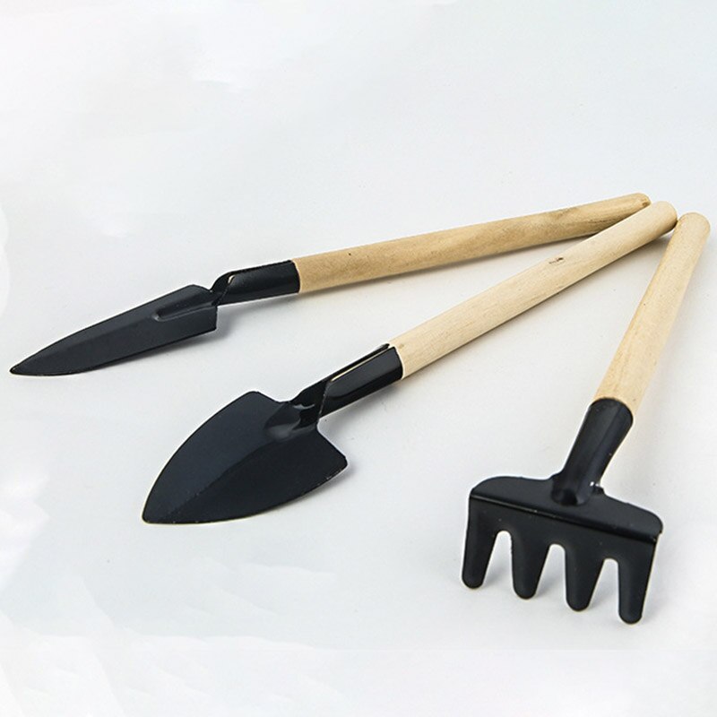 3 Pcs/Set Multi Purpose Black Plant Soil Shovels S... – Grandado