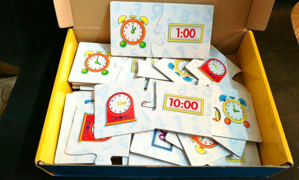 Jigsaw Time Puzzle Children's Puzzle Baby Clock To... – Grandado