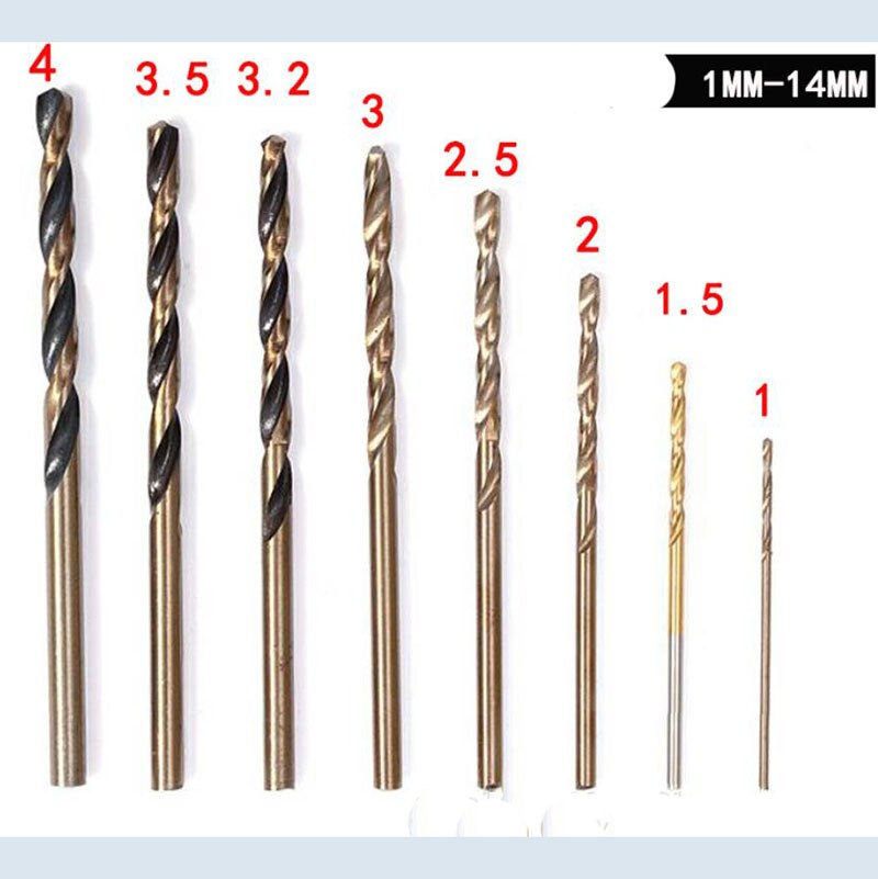 15Pcs High Speed Steel Twist Drill Bit Set 3 Rand ... – Grandado